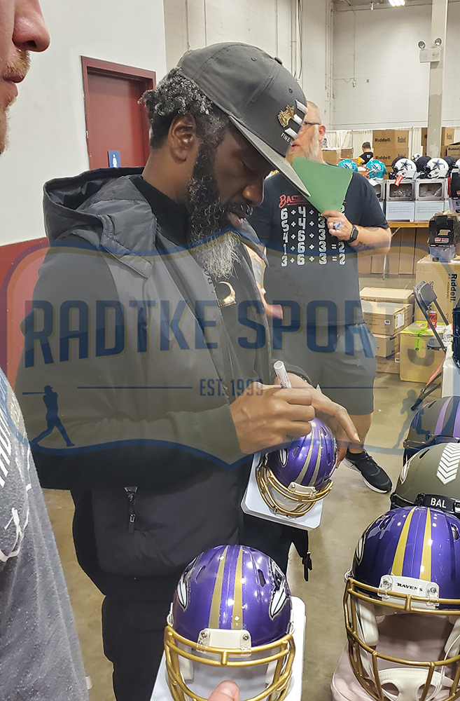 Ed Reed Signed Baltimore Ravens Speed Flash NFL Mini Helmet – Radtke Sports