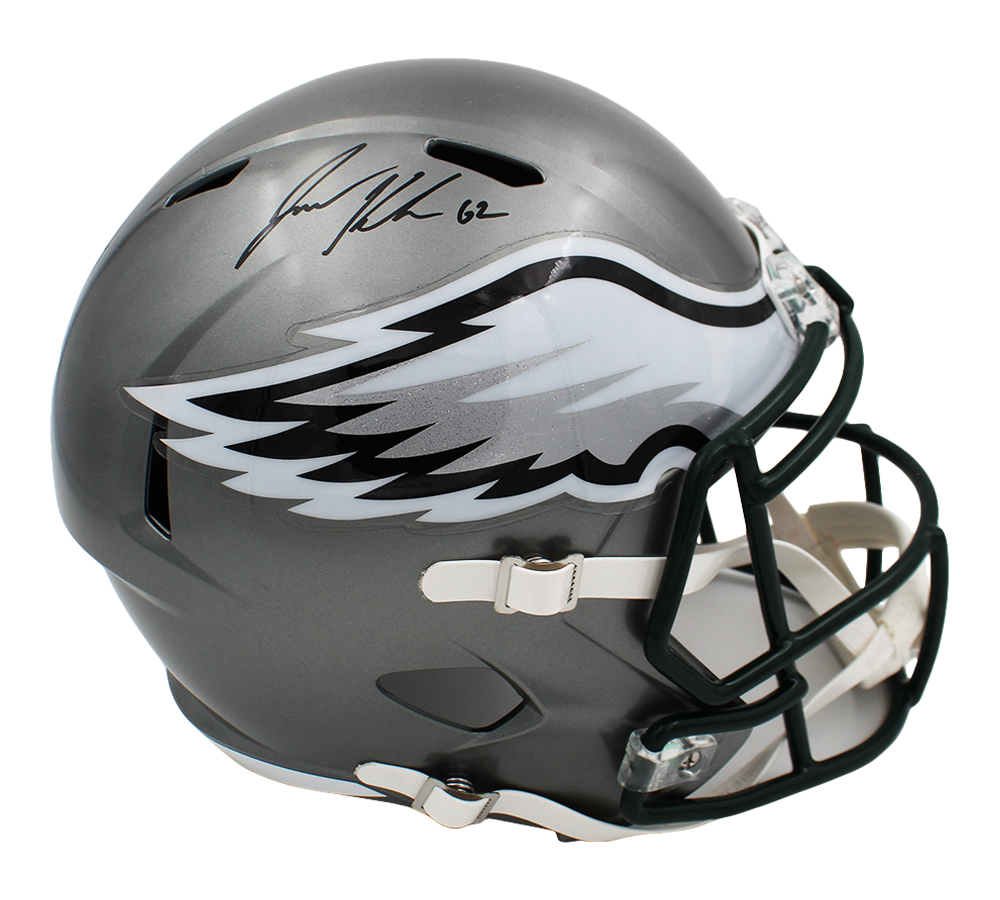Jason Kelce Signed Philadelphia Eagles Speed Full Size Flash NFL Helmet ...