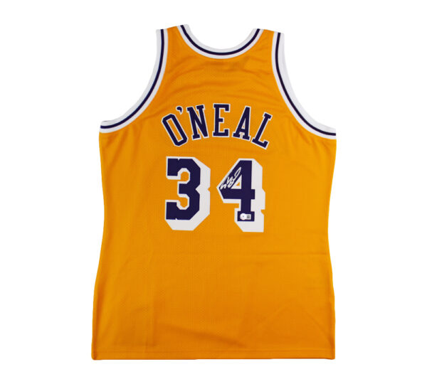 Shaquille O’Neal Signed Los Angeles Lakers Mitchell & Ness Authentic ...