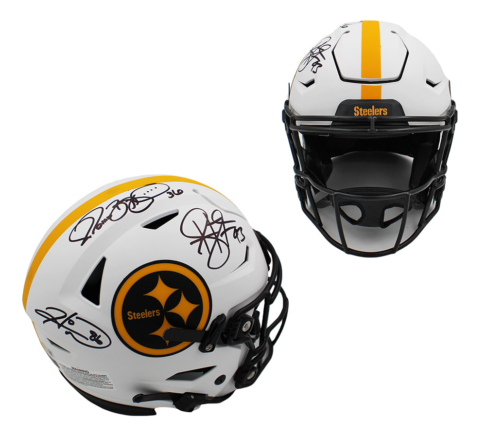 90’s & 00’s Greats Signed Pittsburgh Steelers Speed Flex Authentic ...