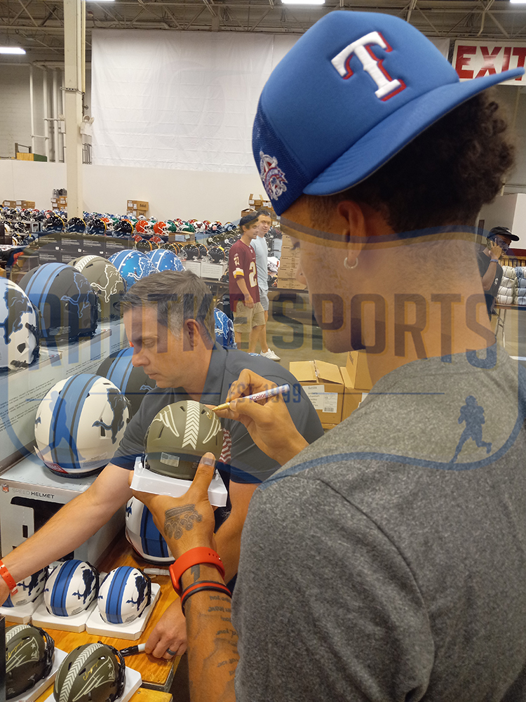 Christian Gonzalez Signed New England Patriots Speed Salute to Service ...