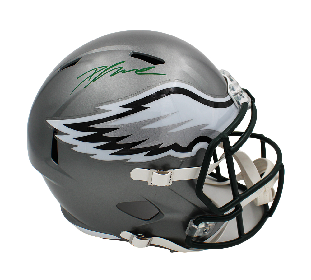 D’Andre Swift Signed Philadelphia Eagles Speed Full Size Flash NFL ...