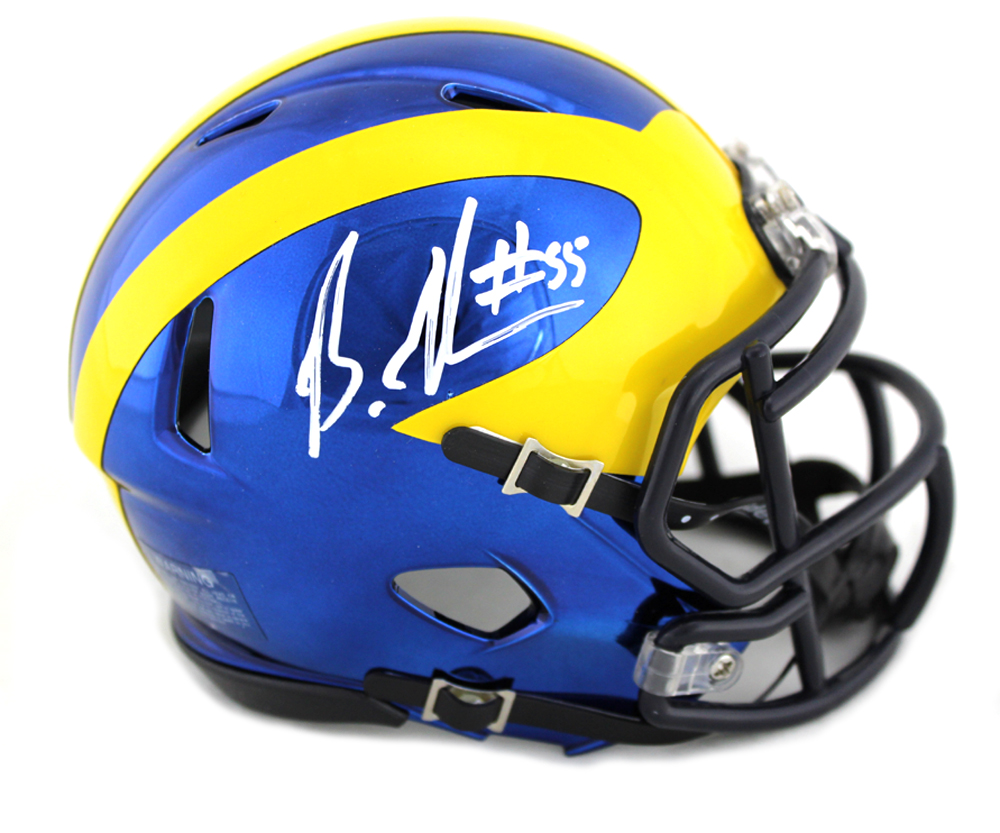 Brandon Graham Signed Michigan Wolverines NCAA Speed Chrome Mini Helmet ...