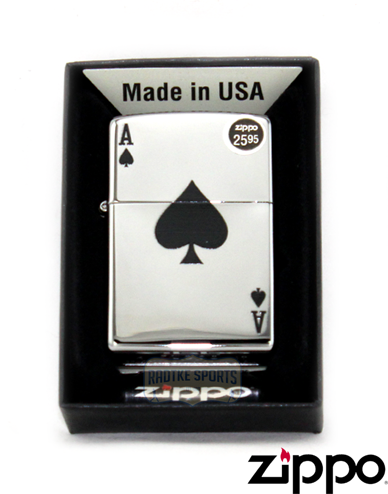 Zippo Simple Spade Design Lighter-0 – Radtke Sports