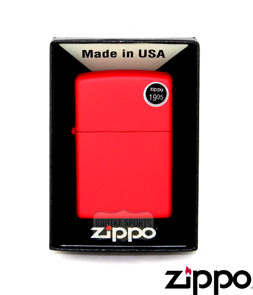 Zippo Classic Red Matte Lighter-0 – Radtke Sports
