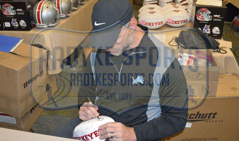Chris Spielman Signed Ohio State Buckeyes Embroidered NCAA Logo ...
