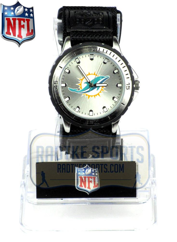 Miami Dolphins Officially Licensed Game Time Veteran Series Mens Watch ...