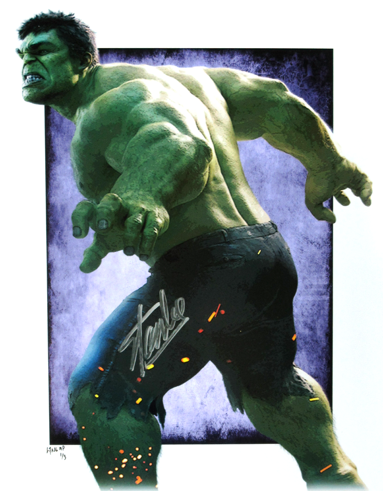 Stan Lee Signed Marvel Avengers Incredible Hulk 11×14 Limited Edition ...