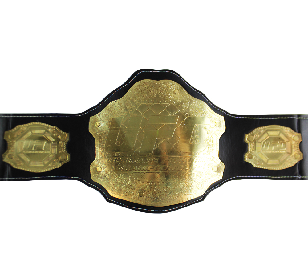 Chuck Liddell Signed Custom Black UFC Belt – Radtke Sports