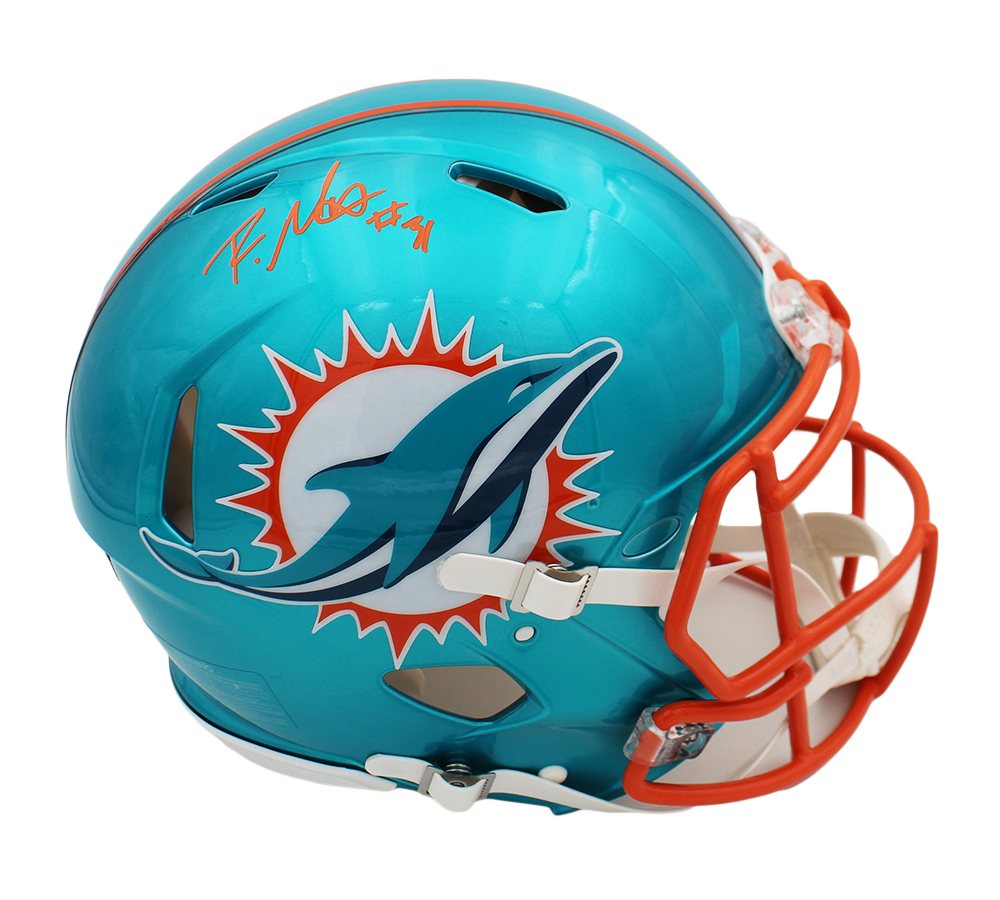 Raheem Mostert Signed Miami Dolphins Speed Authentic Flash NFL Helmet ...