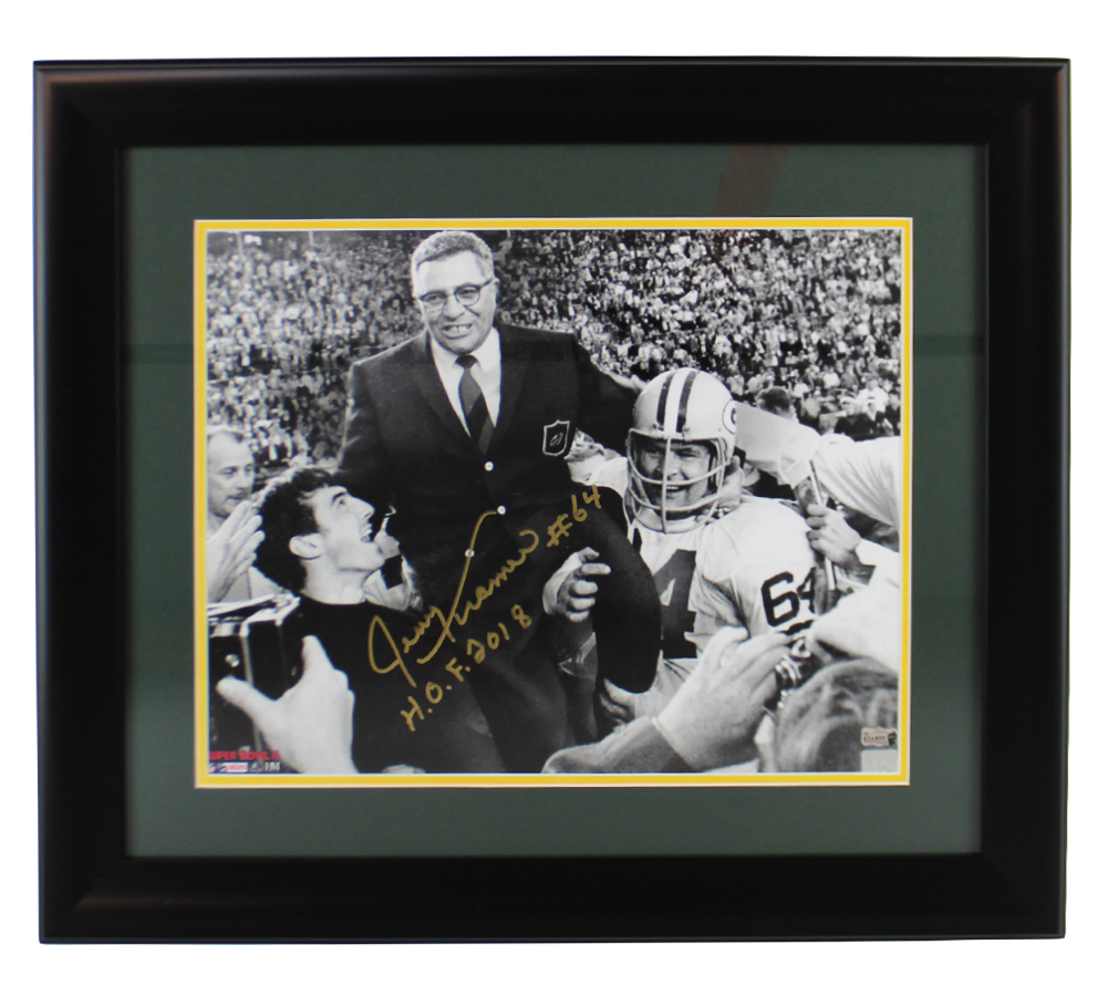 Jerry Kramer Signed Green Bay Packers Framed 16×20 NFL Photo – Lombardi ...