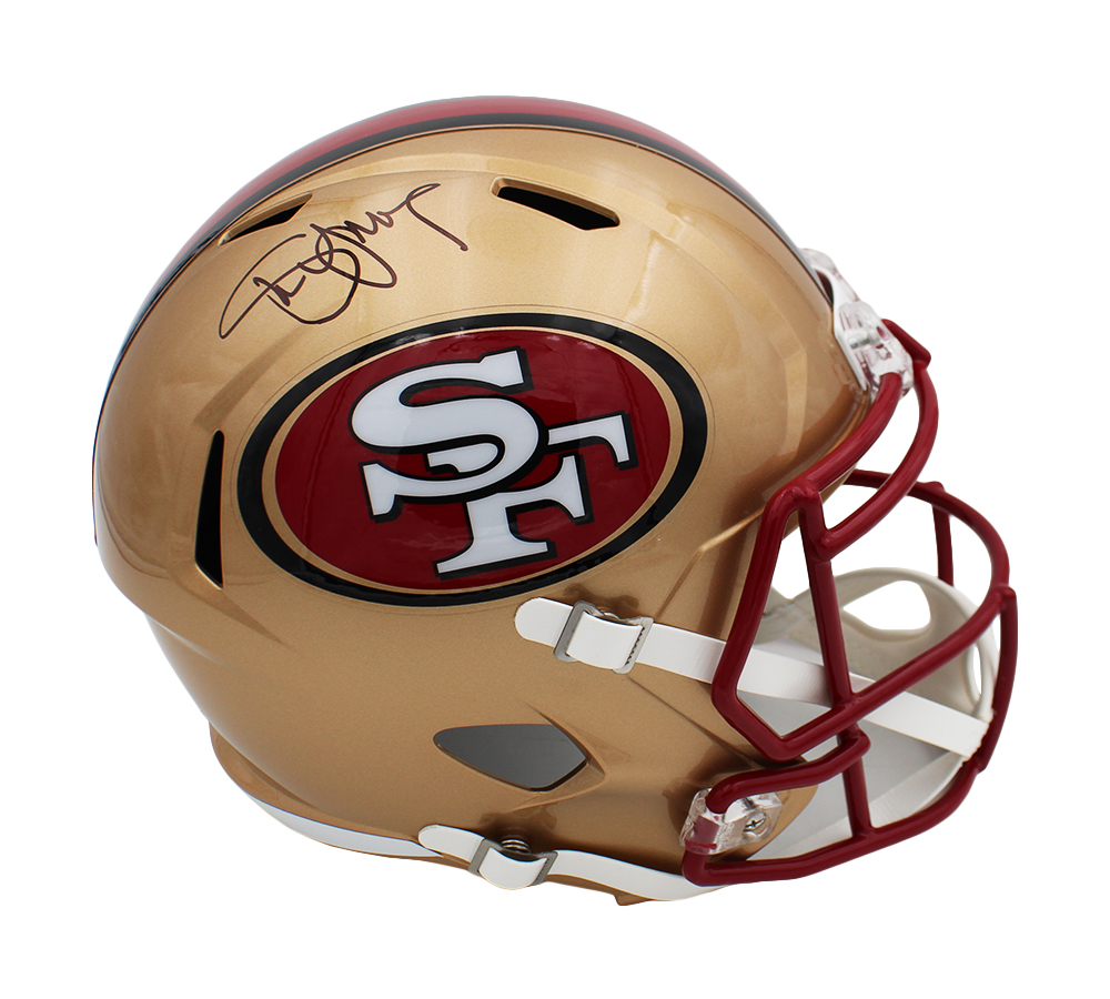 Steve Young Signed San Francisco 49ers Speed Full Size Throwback NFL ...