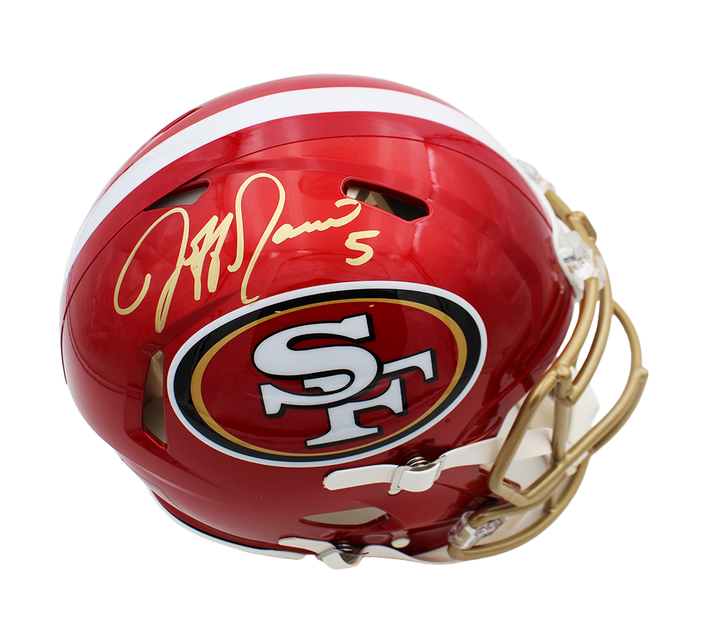 Jeff Garcia Signed San Francisco 49ers Speed Authentic Flash NFL Helmet ...