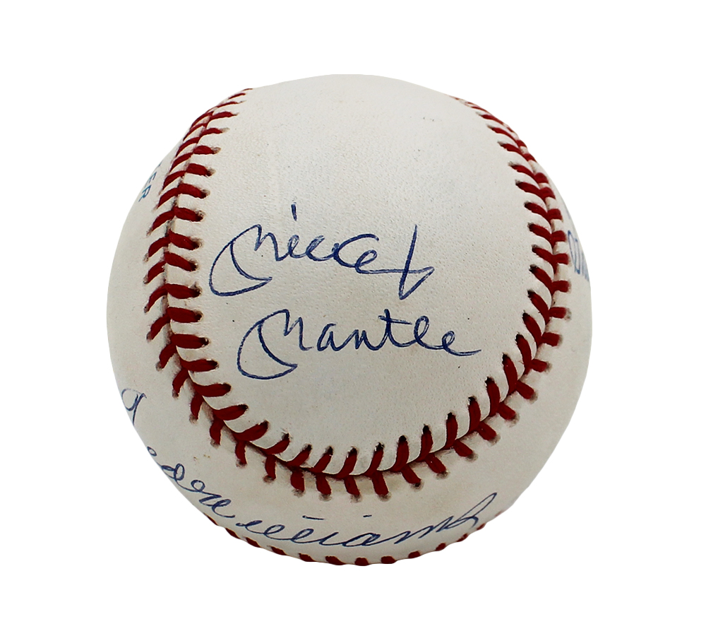 Triple Crown Winners Signed Rawlings Official American League White MLB ...