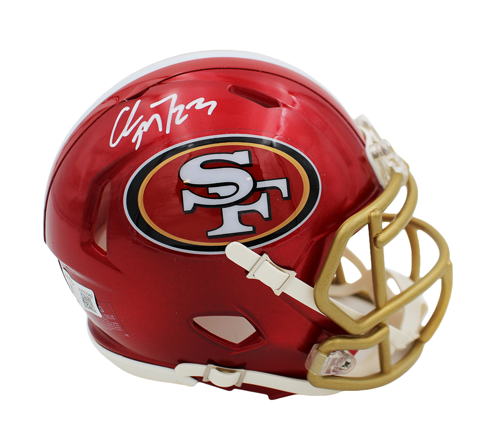 Christian McCaffrey Signed San Francisco 49ers Speed Flash NFL Mini ...