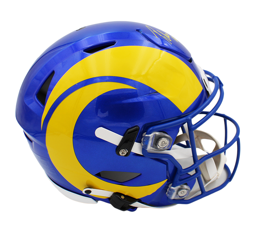 Puka Nacua Signed Los Angeles Ram Speed Flex Authentic NFL Helmet ...