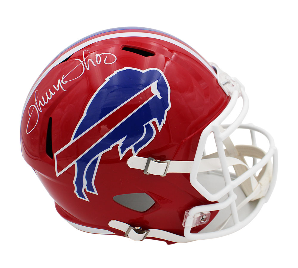 Thurman Thomas Signed Buffalo Bills Speed Full Size Throwback 1987-01 ...