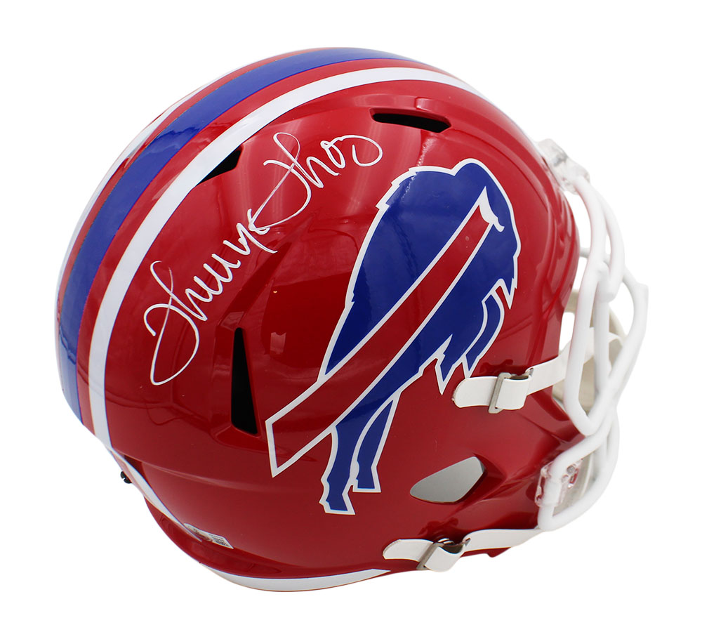 Thurman Thomas Signed Buffalo Bills Speed Full Size Throwback 1987-01 ...