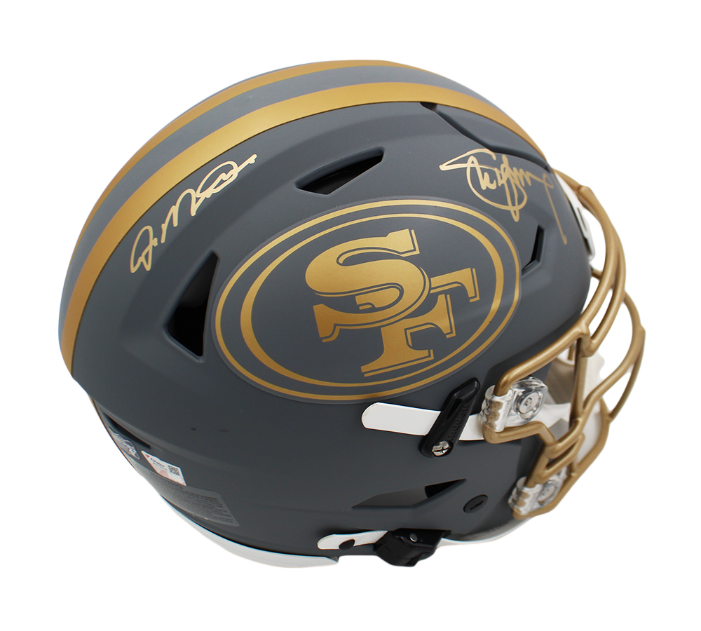 Joe Montana and Steve Young Signed San Francisco 49ers Speed Flex ...
