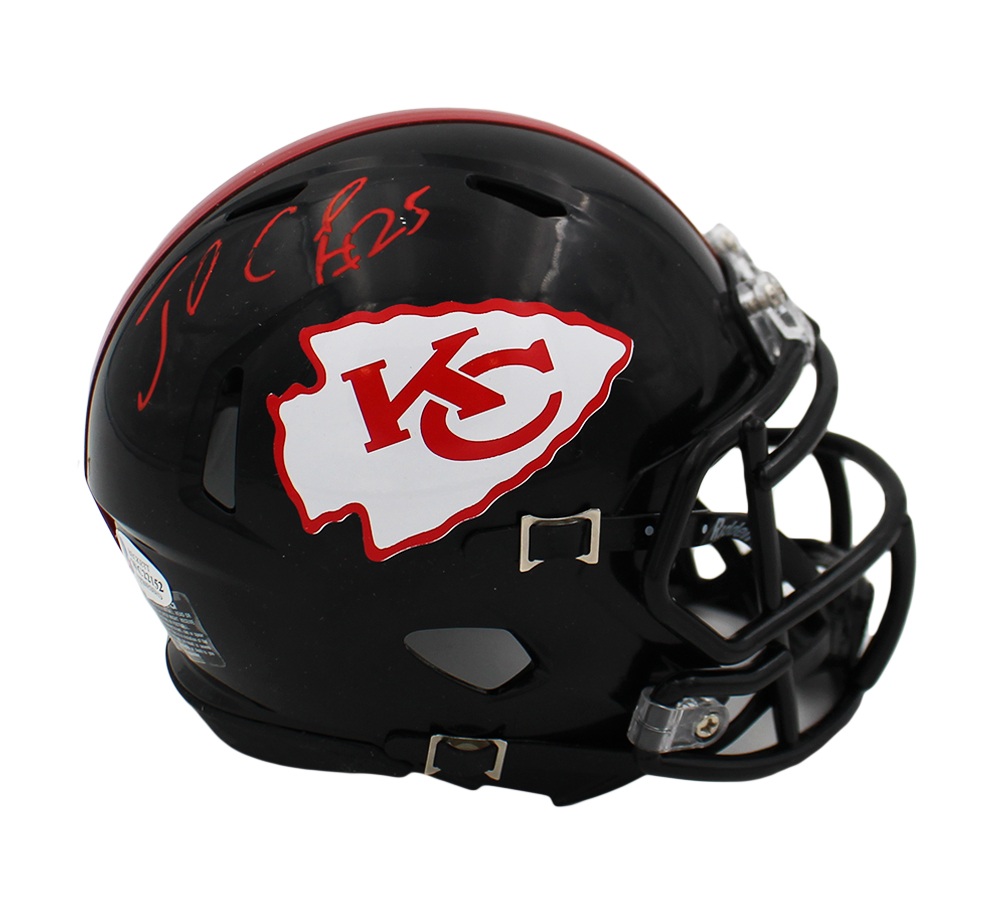 Jamaal Charles Signed Kansas City Chiefs Speed Custom Glossy NFL Mini ...