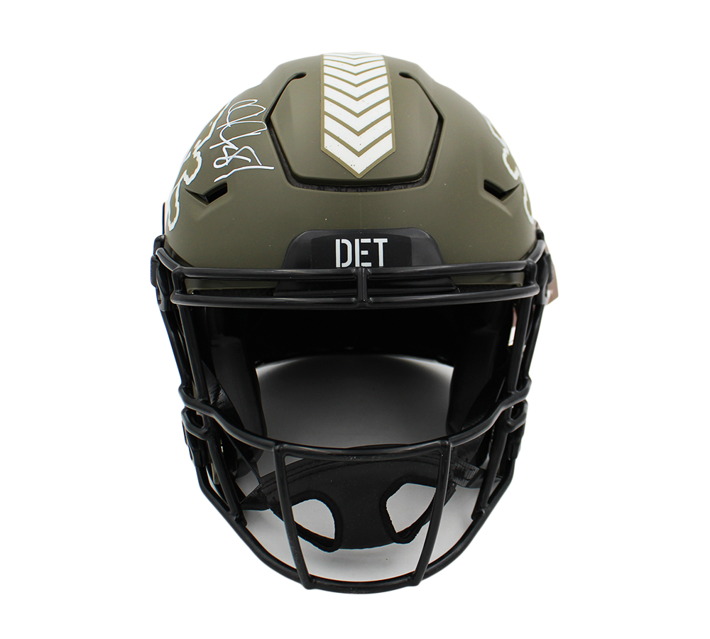 Calvin Johnson Signed Detroit Lions Speed Flex Authentic Salute To ...