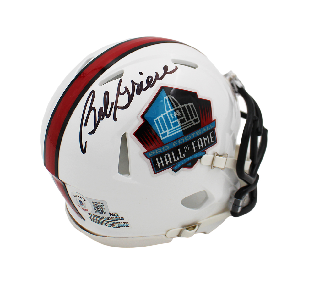 Bob Griese Signed Hall of Fame Speed NFL Mini Helmet – Radtke Sports