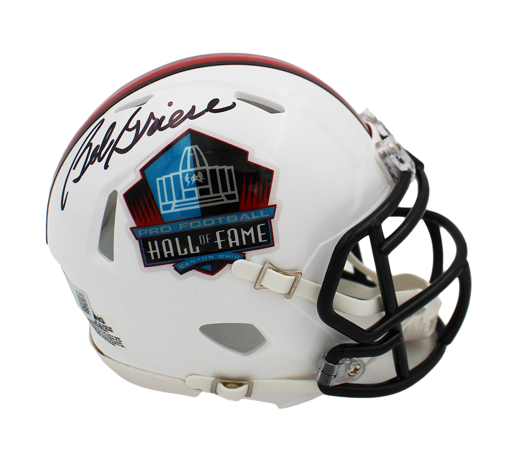 Bob Griese Signed Hall of Fame Speed NFL Mini Helmet – Radtke Sports