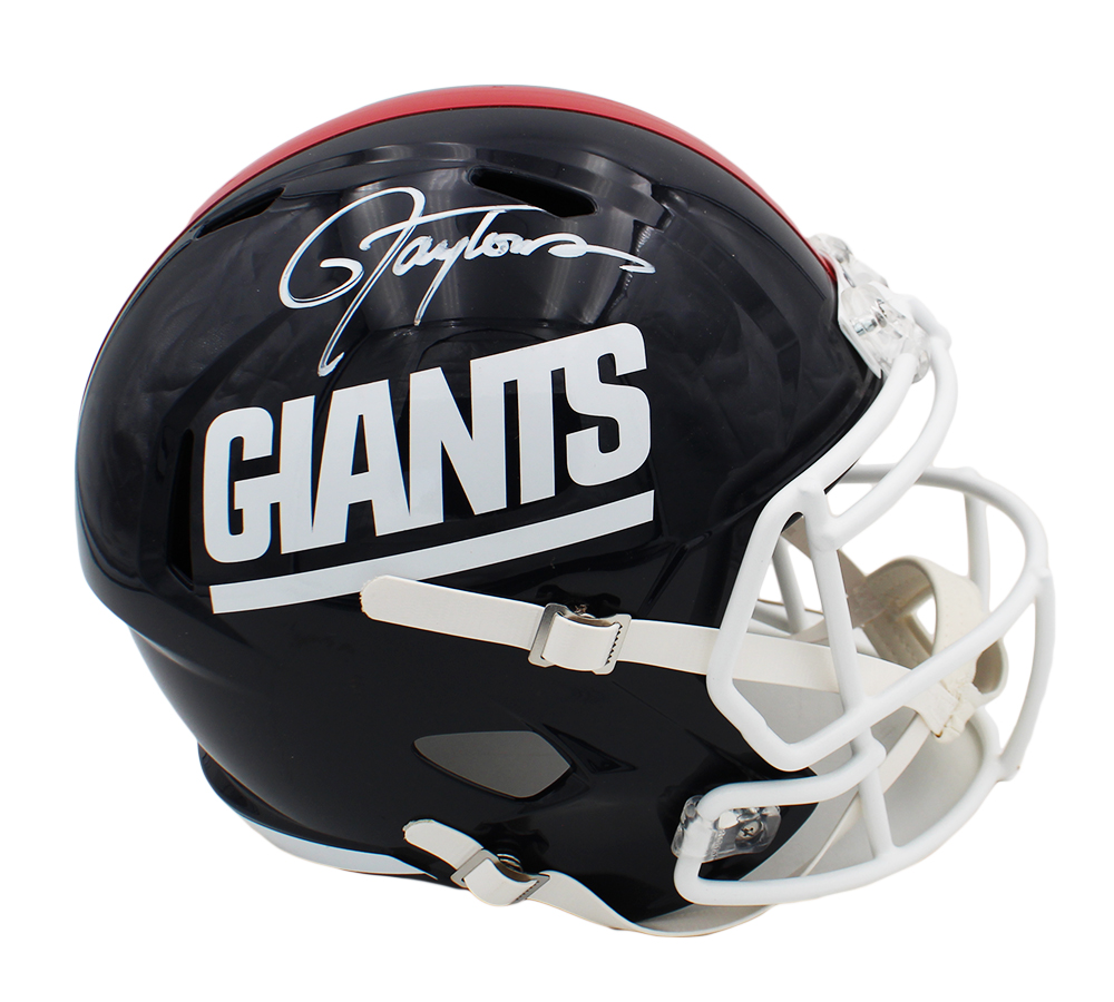 Lawrence Taylor Signed New York Giants Speed Full Size Throwback Blue ...