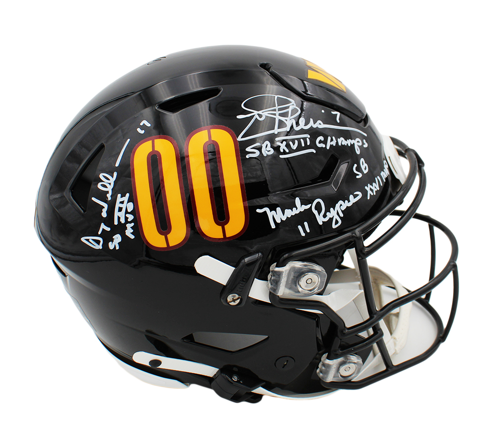 Mark Rypien, Joe Theismann, and Doug Williams signed Washington ...