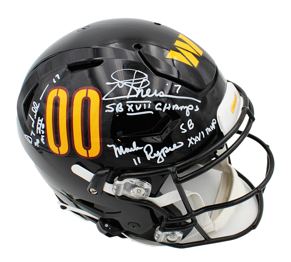 Mark Rypien, Joe Theismann, and Doug Williams signed Washington ...