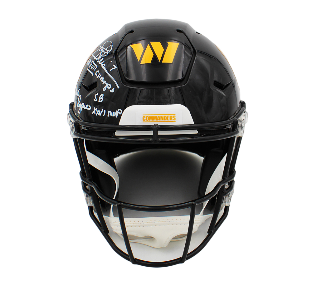 Mark Rypien, Joe Theismann, and Doug Williams signed Washington ...