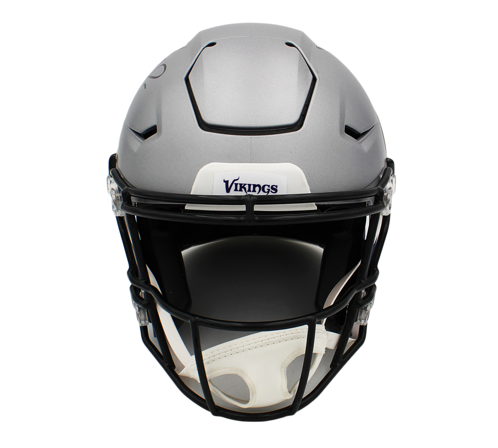 Randy Moss Signed Minnesota Vikings Custom Speed Flex Authentic Silver ...