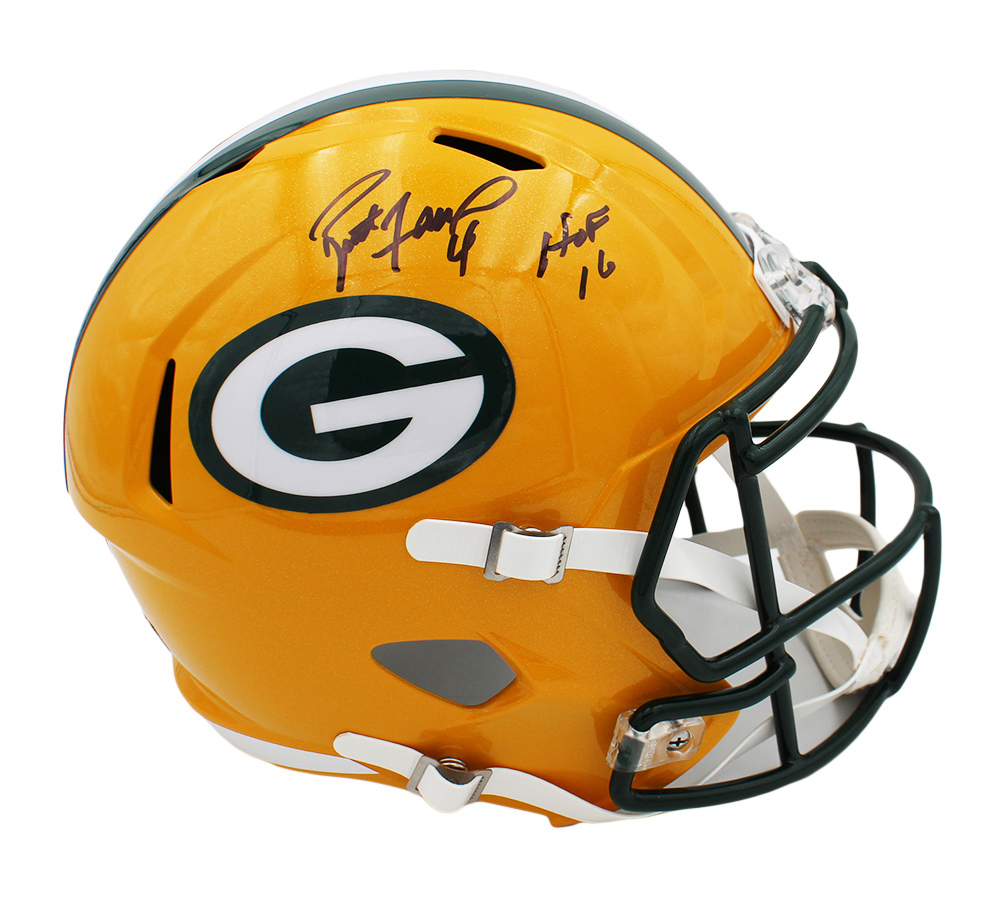 Brett Favre Signed Green Bay Packers Speed Full Size NFL Helmet with ...