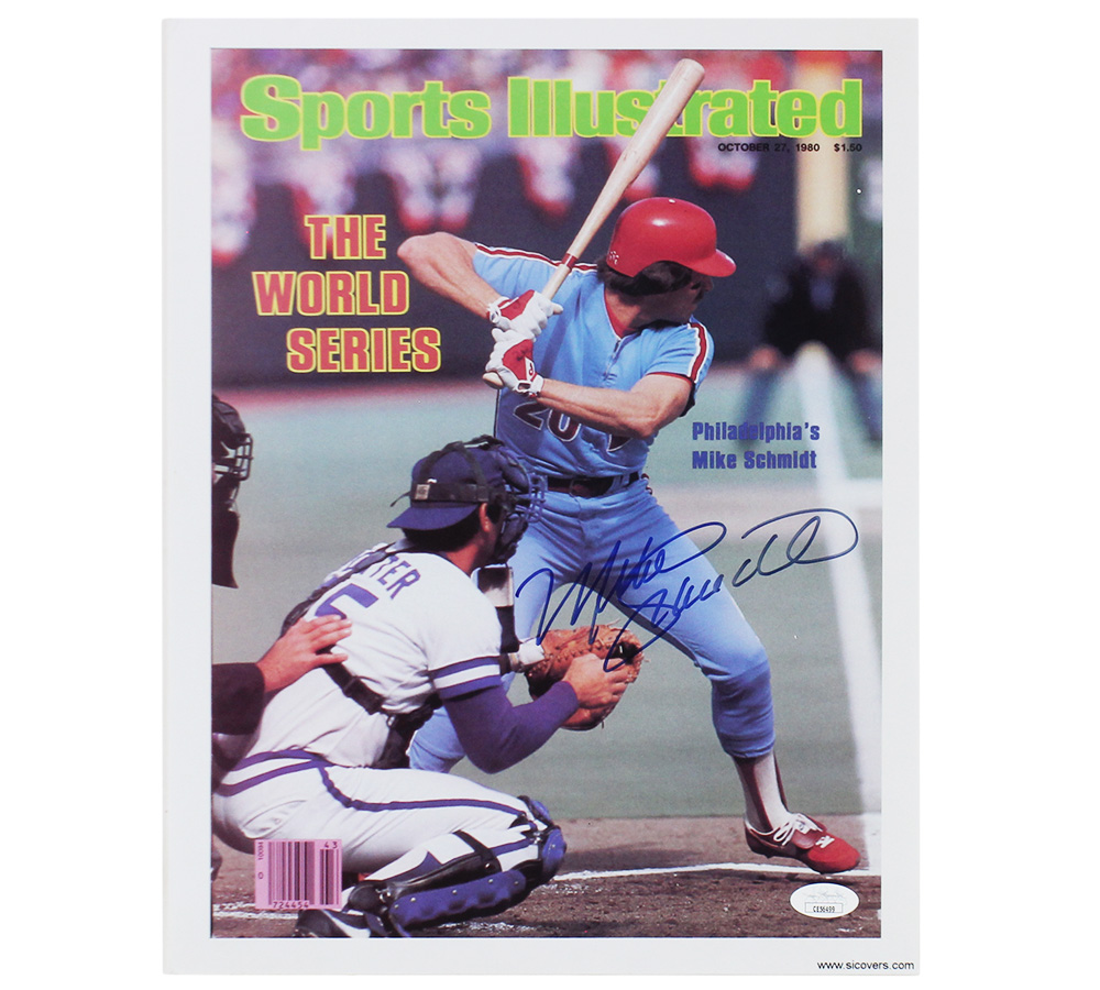 Mike Schmidt Signed Philadelphia Phillies Unframed 11×14 1980 SI Print ...