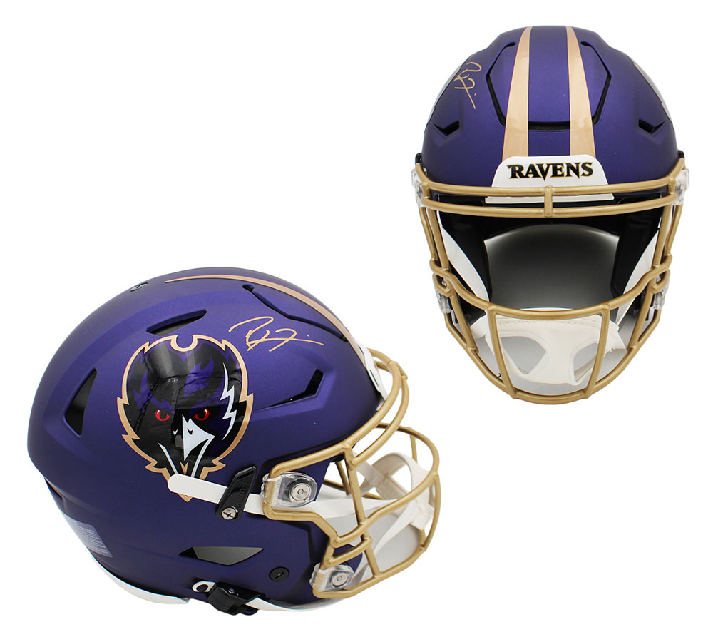 Ray Lewis Signed Baltimore Ravens Speed Flex Authentic Alternate NFL ...