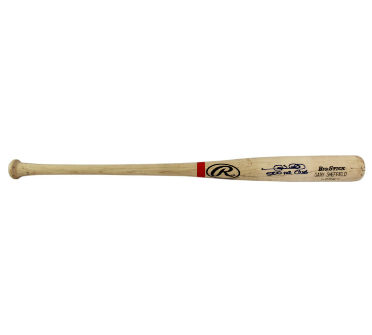 Gary Sheffield Signed New York Yankees Rawlings Big Stick Blonde MLB ...