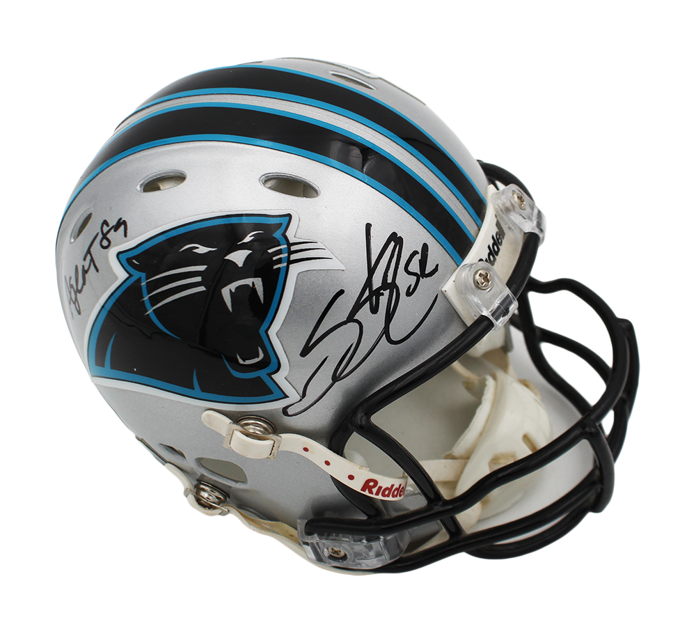 Steve Smith Sr. Signed Carolina Panthers Revolution NFL Mini Helmet ...