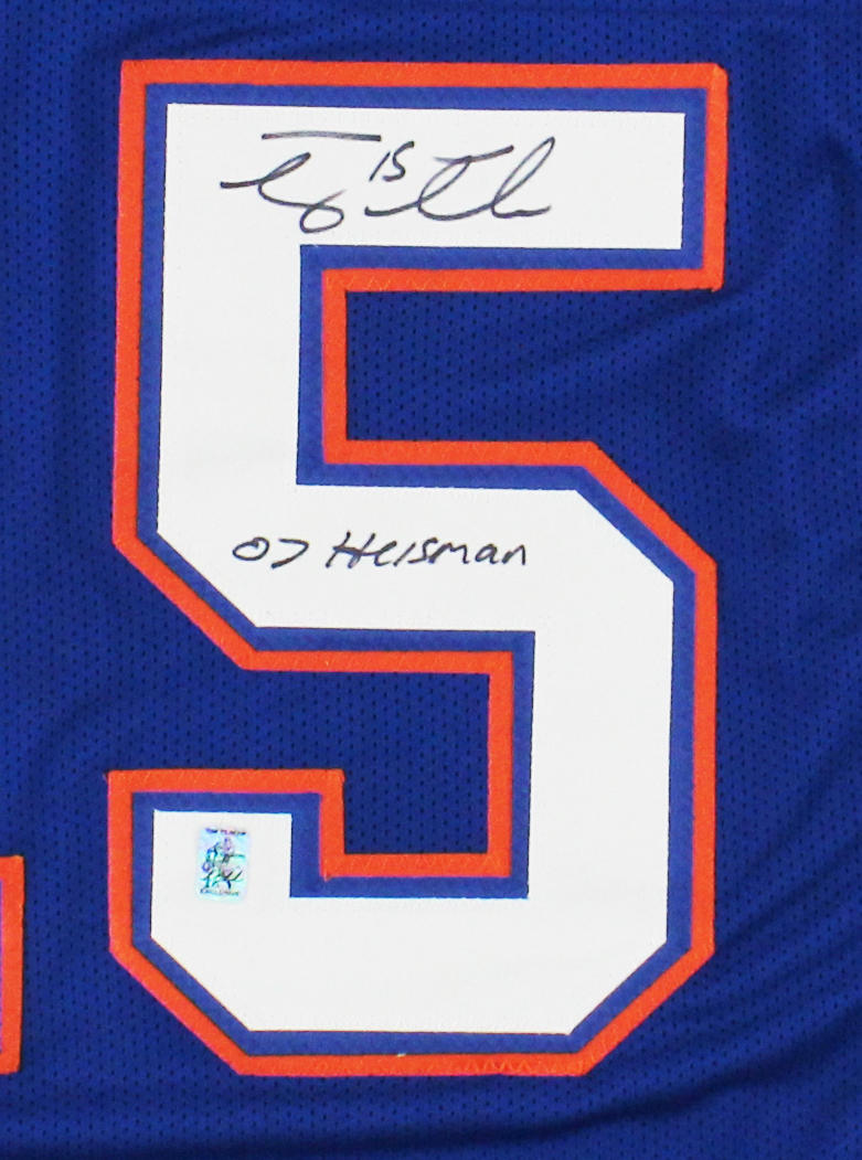 Tim Tebow Signed Florida Custom Blue Jersey – Radtke Sports