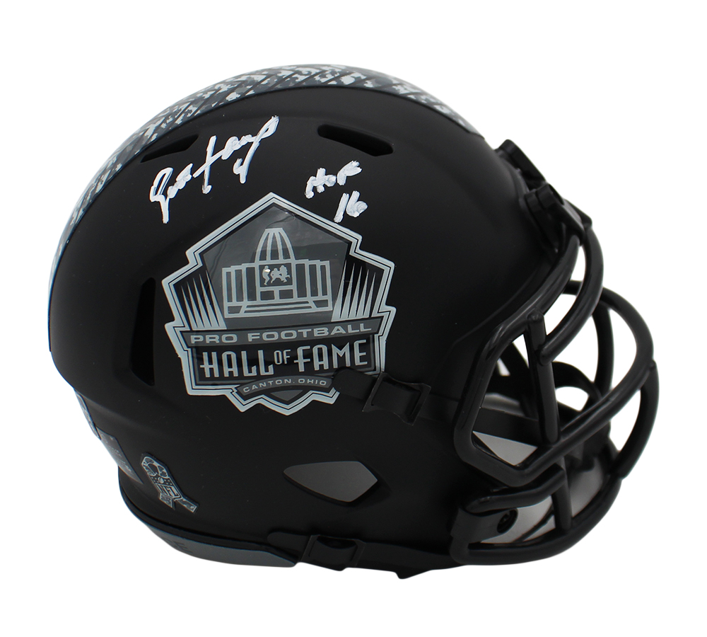 Brett Favre Signed Hall of Fame Speed Salute to Service 5 NFL Mini ...